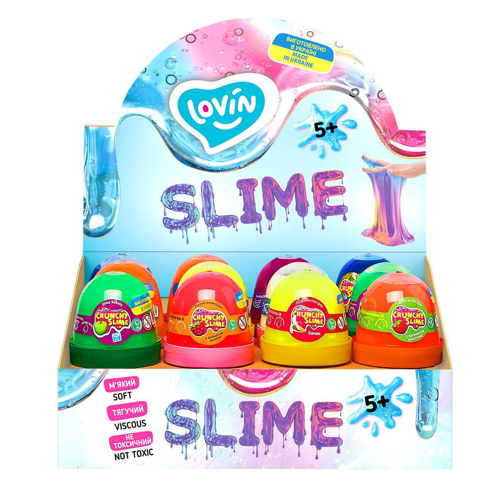 ToyMall : 003426 Set slime Crunchy slime 120ml (24buc)